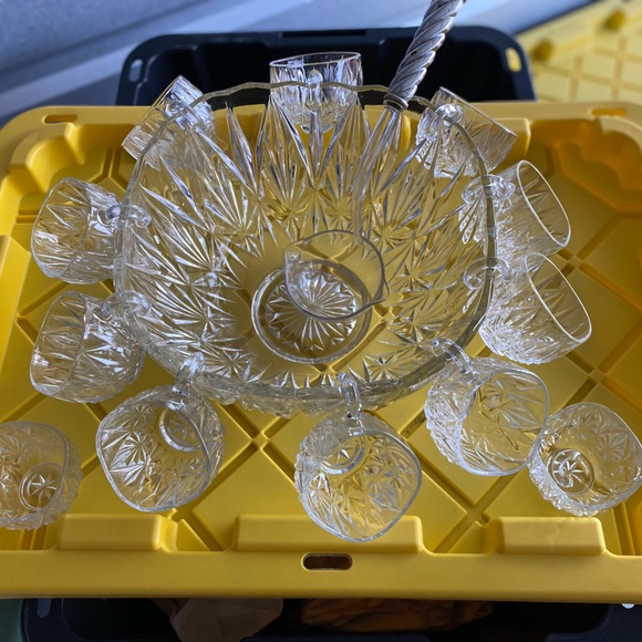 Other | Vintage Midcentury Punch Bowl Set | Poshmark